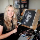 PAWsitive art by Katia Holmes - Paintings & Prints