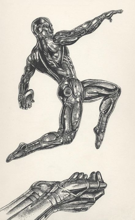Metal Man - Jake's Art - Drawings & Illustration, People & Figures ...