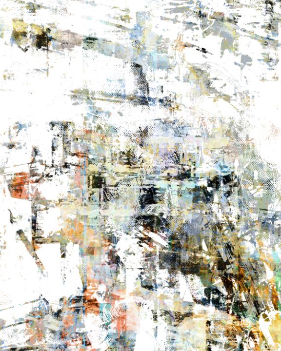 Whitewash 4 - Rick Ruark - Digital Art & AI, Abstract, Other Abstract ...