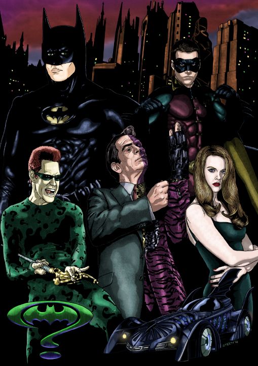 Batman Forever - Steen Illustration - Drawings & Illustration ...