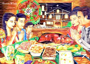 Noche Buena Drawing