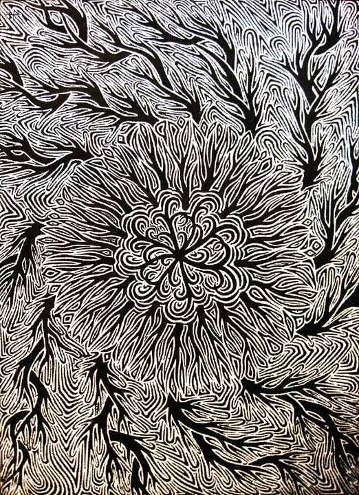 Intrigue - Jonathan Pradillon - Paintings & Prints, Abstract, Movement ...