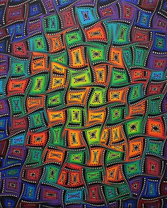 Mixed color movements - Jonathan Pradillon - Paintings & Prints ...