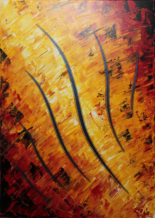 Warm element - Jonathan Pradillon - Paintings & Prints, Abstract ...