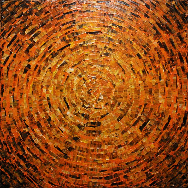 Shard of orange color - Jonathan Pradillon - Paintings & Prints ...