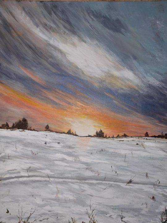 The last sun - Irina Astley Art - Paintings & Prints, Landscapes ...