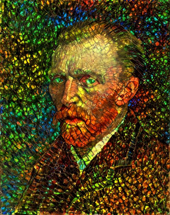 Van Gogh, a self portrait recreated - tyberpunx - Digital Art & AI ...