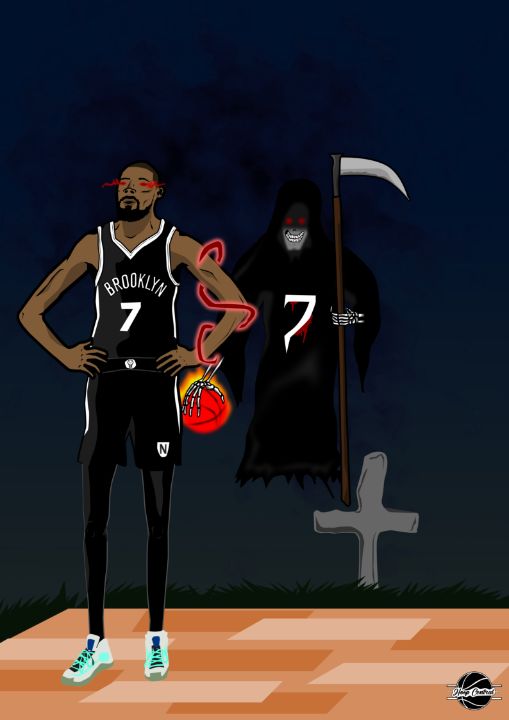 KD 'Slim Reaper' - Hoop Central Designs - Digital Art & AI, Sports ...