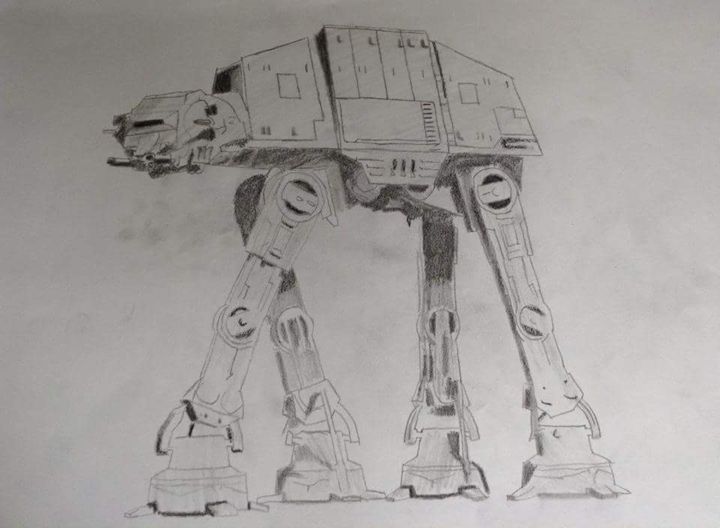 Star Wars At-At Walker - RawArt - Drawings & Illustration ...
