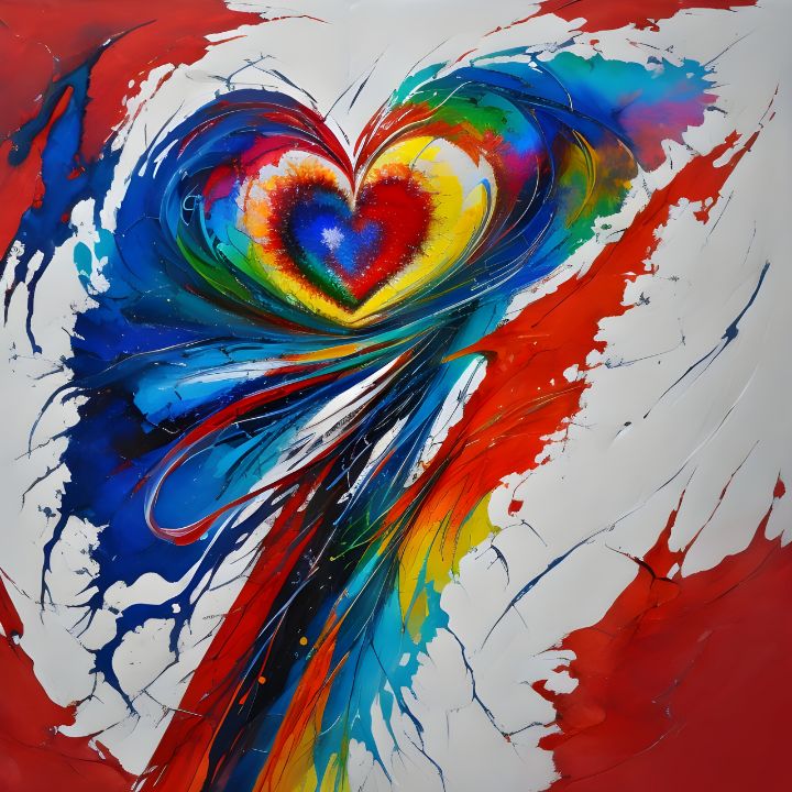 abstract heart pain - the illyrian - Drawings & Illustration, Abstract ...