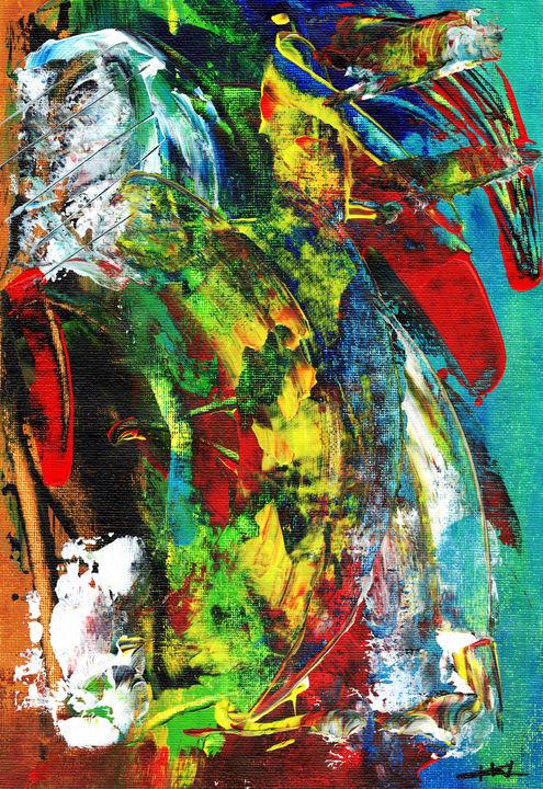 Out of the Dream Vortex - Kirby Walton - Paintings & Prints, Abstract ...