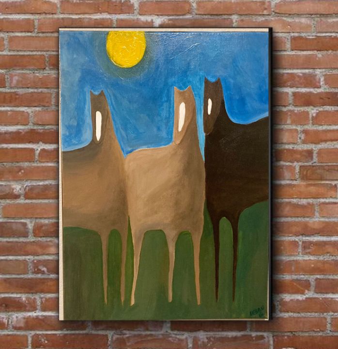 Trinity - Art By Debbie Gayle - Paintings & Prints, Animals, Birds ...