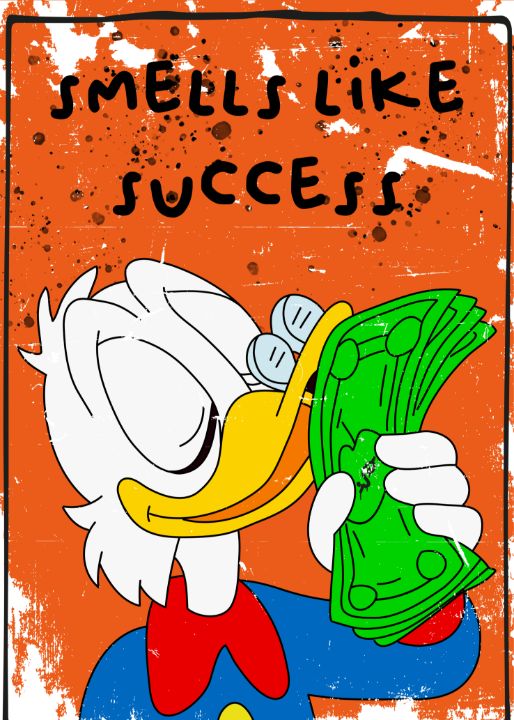 Smells Like Success – Money Lover Po - Daveschloffiart - Paintings ...