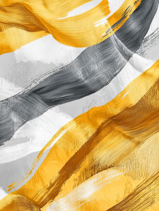 Abstract Brushstroke Modern Art Prin - Vidove - Paintings & Prints ...