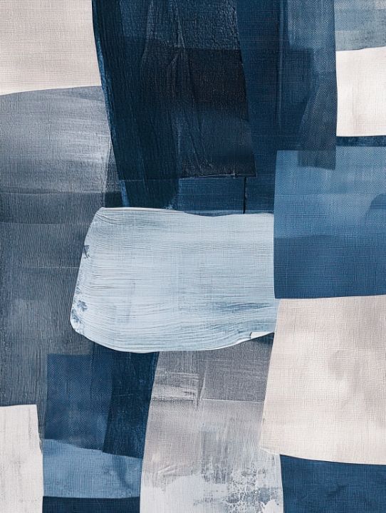 Abstract Brushstroke Modern Art Prin - Vidove - Paintings & Prints ...