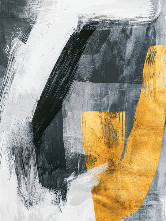 Abstract Brushstroke Modern Art Prin - Vidove - Paintings & Prints ...