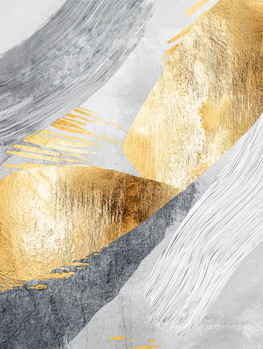 Abstract Brushstroke Modern Art Prin - Vidove - Paintings & Prints ...