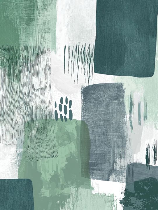 Abstract Brushstroke Modern Art Prin - Vidove - Paintings & Prints ...