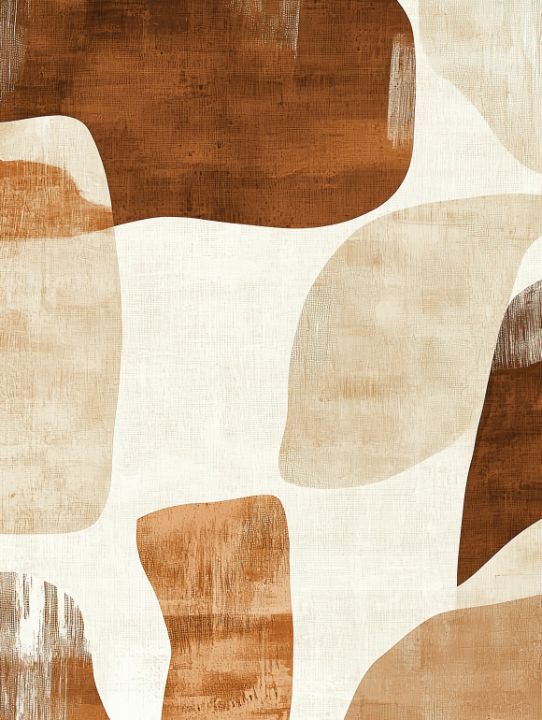 Abstract Brushstroke Modern Art Prin - Vidove - Paintings & Prints ...