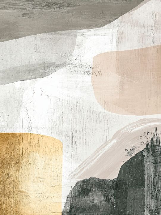 Abstract Brushstroke Modern Art Prin - Vidove - Paintings & Prints ...