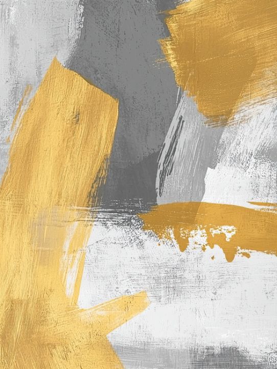 Abstract Brushstroke Modern Art Prin - Vidove - Paintings & Prints ...