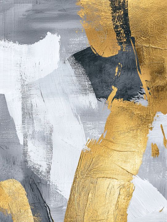 Abstract Brushstroke Modern Art Prin - Vidove - Paintings & Prints ...