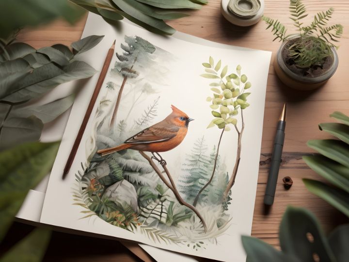 Our Stunning Botanical Natural Print - Thai Digital Art - Drawings ...