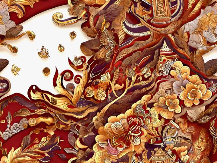 Asian Art. Seamless pattern - Thai Digital Art - Paintings & Prints, Ethnic, Cultural, & Tribal ...