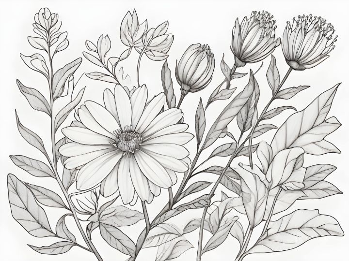 Our Stunning Botanical Natural Print - Thai Digital Art - Drawings ...