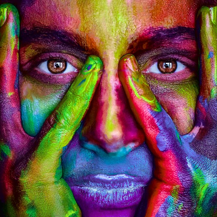 colorfull face - Lantfeust's gallery - Digital Art & AI, People & Figures, Portraits, Female ...