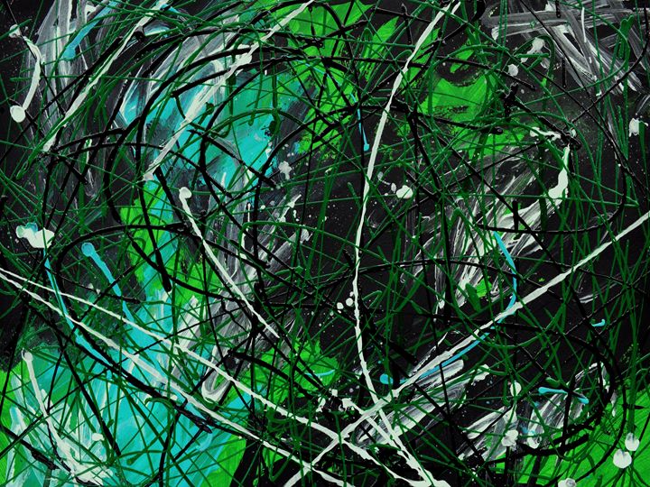 Ever Green - Art by 3valynn - Paintings & Prints, Abstract, Color - ArtPal