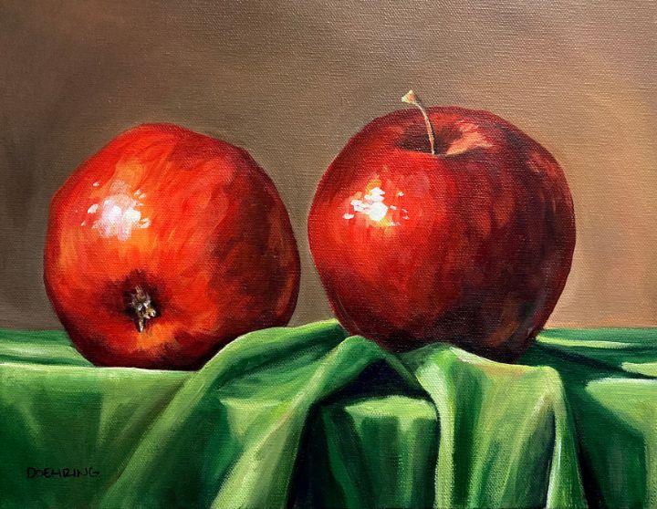 Red Delicious - Jennifer Doehring - Paintings & Prints, Food & Beverage ...
