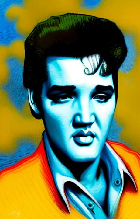 Elvis Presley Portrait Drawing