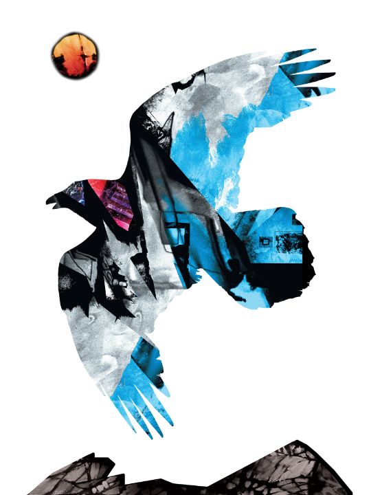 Abstract raven - WildMe - Paintings & Prints, Animals, Birds, & Fish ...