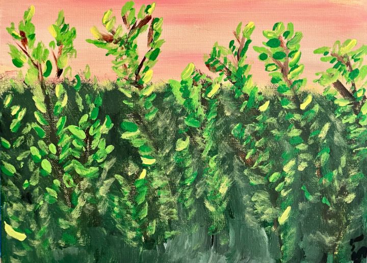 Grove - Art by Linda - Paintings & Prints, Flowers, Plants, & Trees ...