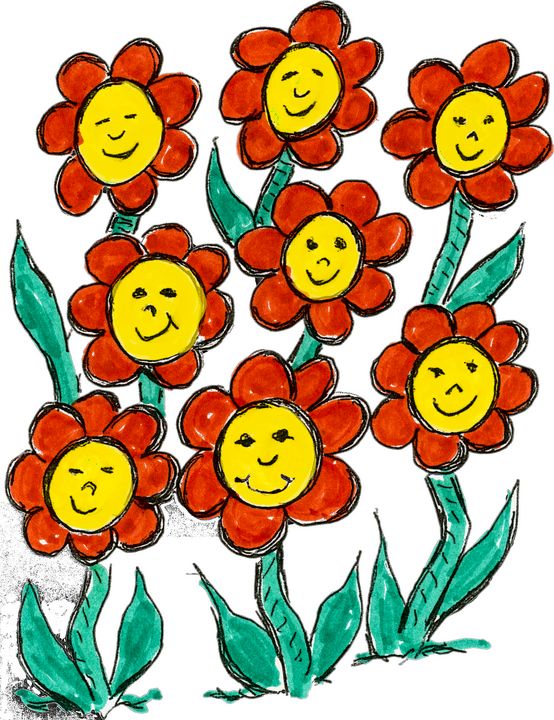 Flowers Drawing Gallery