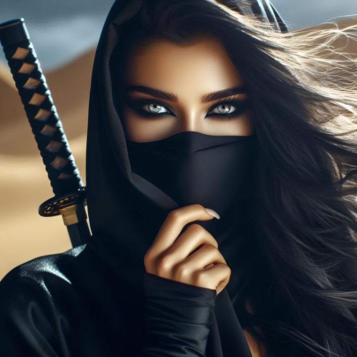 Ninja woman - Nina - Digital Art & AI, People & Figures, Portraits ...