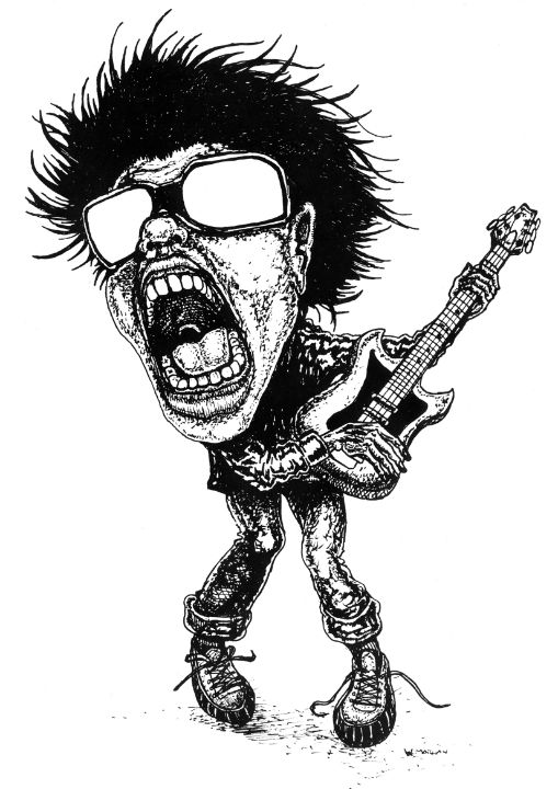 Rocker! - WardMorganArts - Drawings & Illustration, Entertainment ...