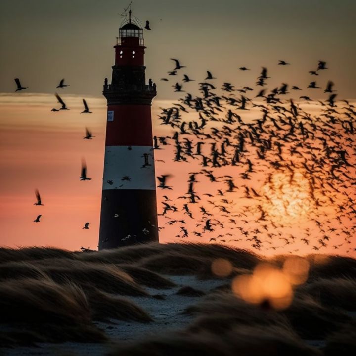 Lighthouse Bird migration - Marie Antoinette Devine - Photography ...