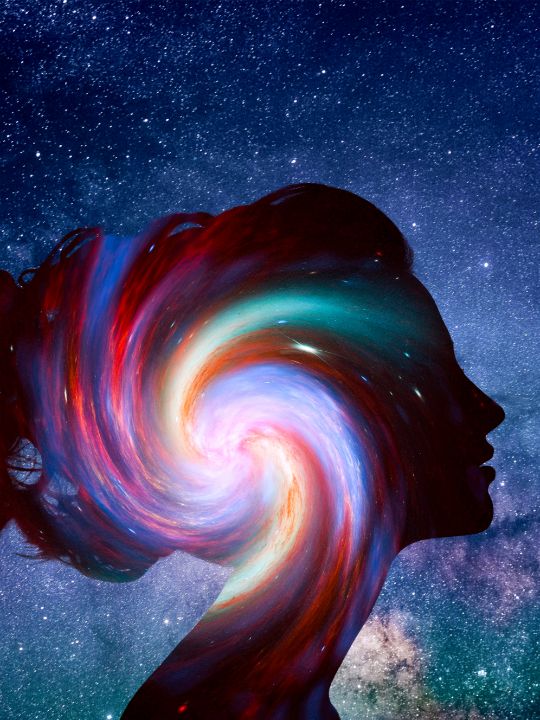 Galactic Woman Blue - Rafael Wong - Photo - Digital Art & AI, People ...