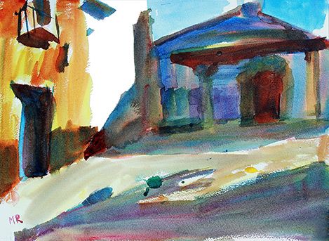 Blue Mosque, Chelva, Spain - Michael Robson Paintings - Paintings ...