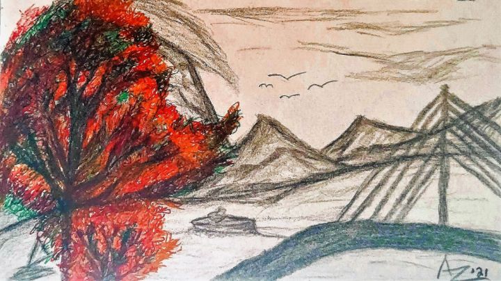 Seattle - N'ZayneGallery - Drawings & Illustration, Landscapes & Nature ...