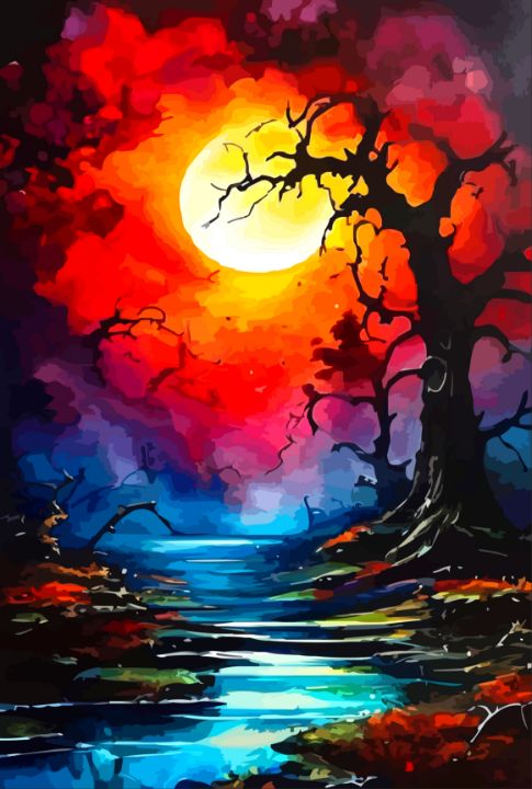 Witching Hour: Surreal Shadows - VikArtStudio - Digital Art & AI, Fantasy & Mythology ...