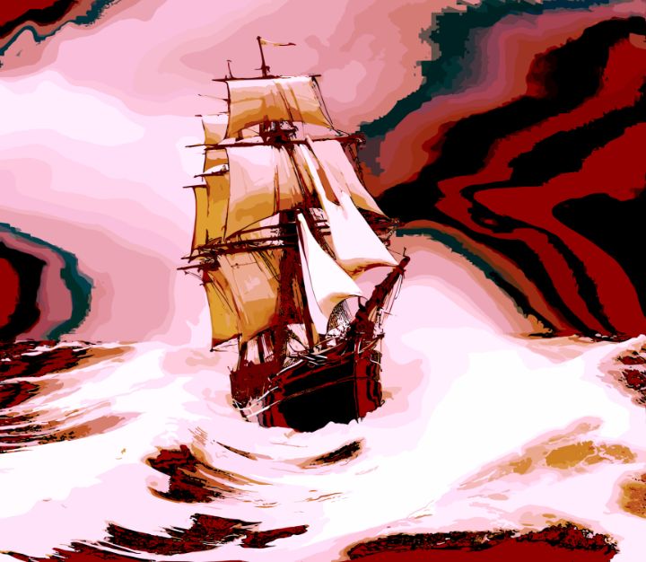 Bermuda Triangle. Seascape - VikArtStudio - Digital Art & AI ...