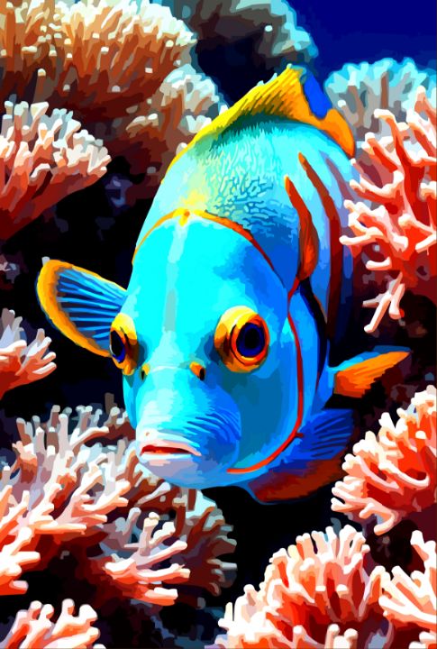 Colorful Underwater Life Vibrant Coral Reef: A Stunning HD Wallpaper