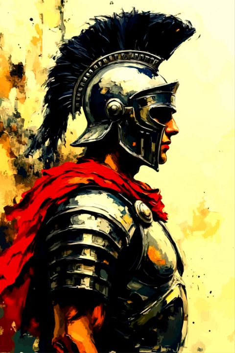 Ancient Roman Soldier - VikArtStudio - Digital Art & AI, People & Figures, Male Form, Clothed ...