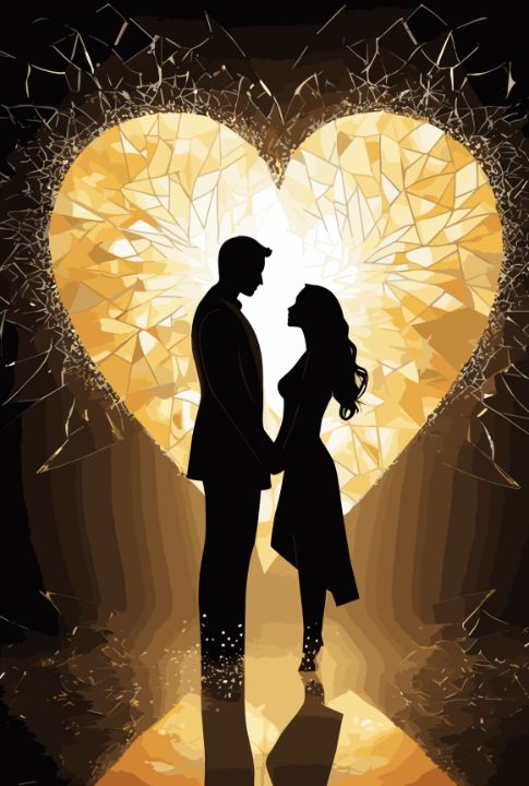 Hearts Aligned - VikArtStudio - Digital Art & AI, Abstract, Figurative ...