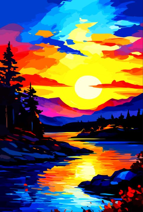 Enchanted Pines - VikArtStudio - Digital Art & AI, Landscapes & Nature ...