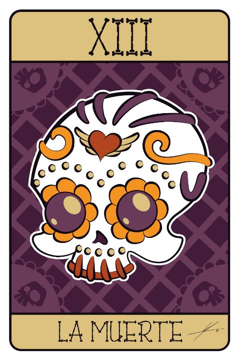 Death (XIII) Tarot Card by IAMO - Doodles by IAMO - Paintings & Prints ...