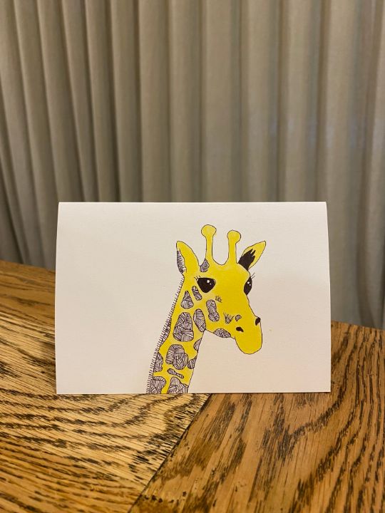 GG the Giraffe - Art Made With Heart - Crafts & Other Art, Greeting ...